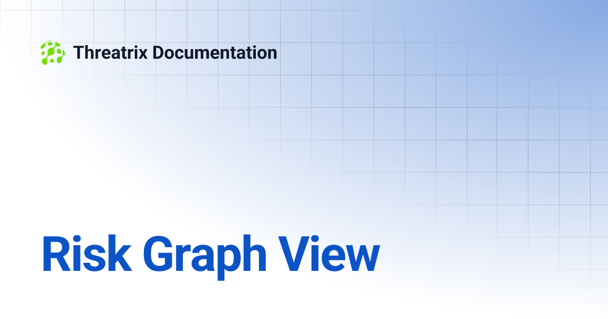 Risk Graph View | Threatrix Documentation